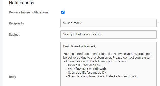 Workflow Variables 